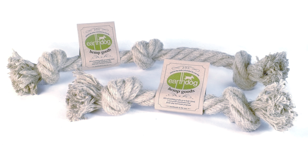Hemp Rope Dog Chew Toys, by earthdog – Upland Road | Eco-Boutique
